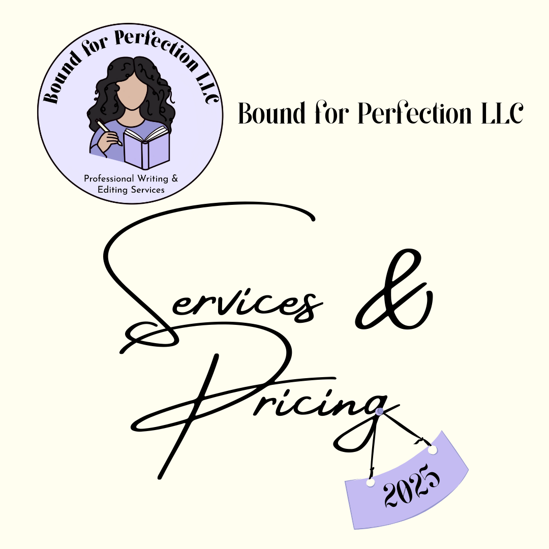 Bound for Perfection LLC 2025 Services & Pricing – Bound for Perfection LLC